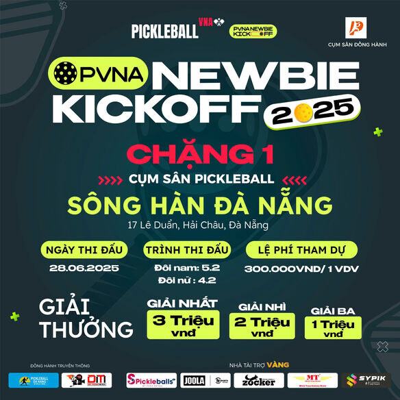 GIẢI PICKLEBALL PVNA NEWBIE KICKOFF CHẶNG 1, 2025 - ĐÔI NỮ 4.2 ...