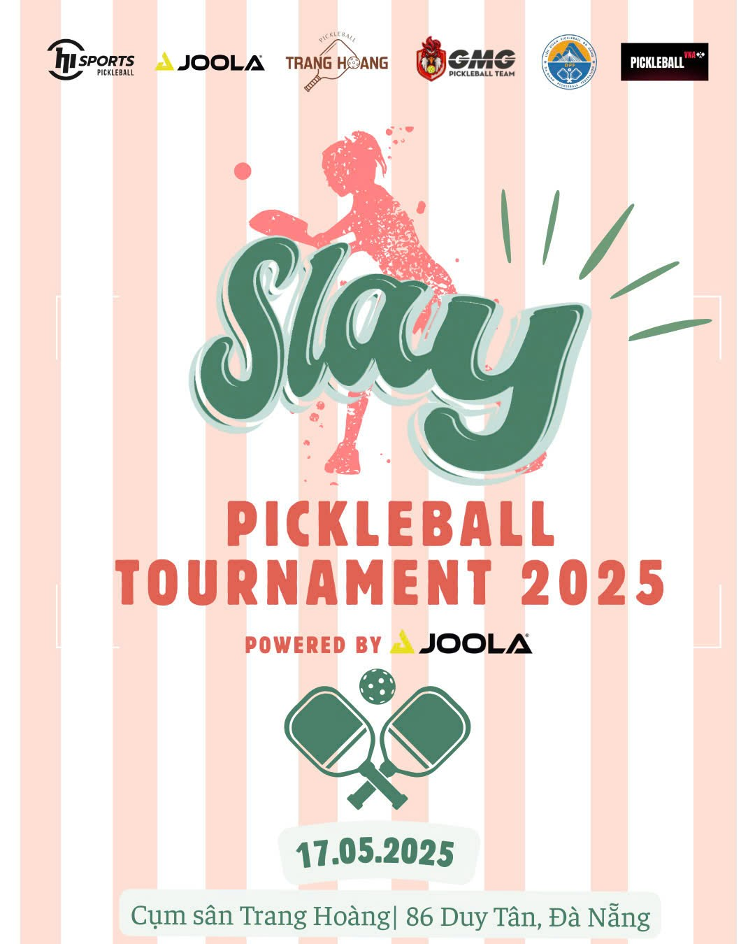 SLAY PICKLEBALL TOURNAMENT 2025 - NỘI DUNG ĐÔI NỮ 4.2- Pickleball ...